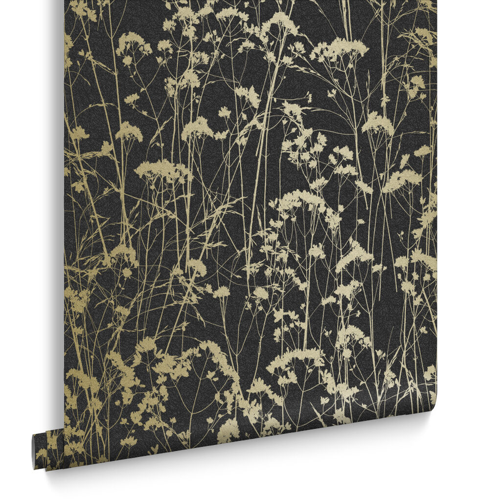 Grace Deep Night Wallpaper | Black Wallpaper | Graham & Brown