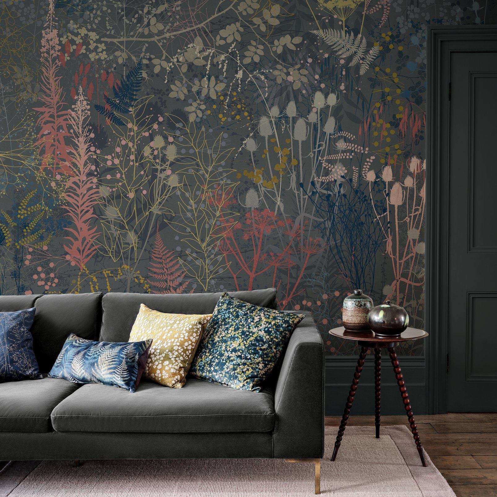 Serendipity Clay Bespoke Mural | Brown | Designer