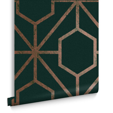 Green brown wallpaper store
