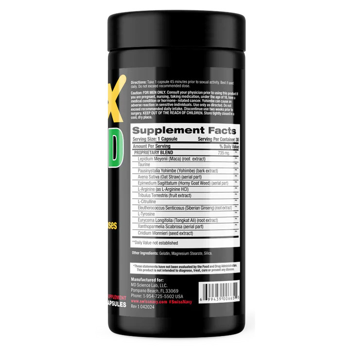 Swiss Navy Max Size Supplement | A1 Supplements