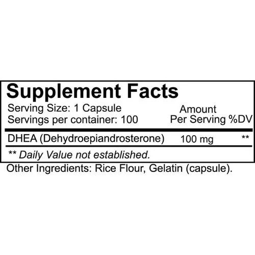 NutraKey DHEA 100mg - Hormone Balance & Vitality Support