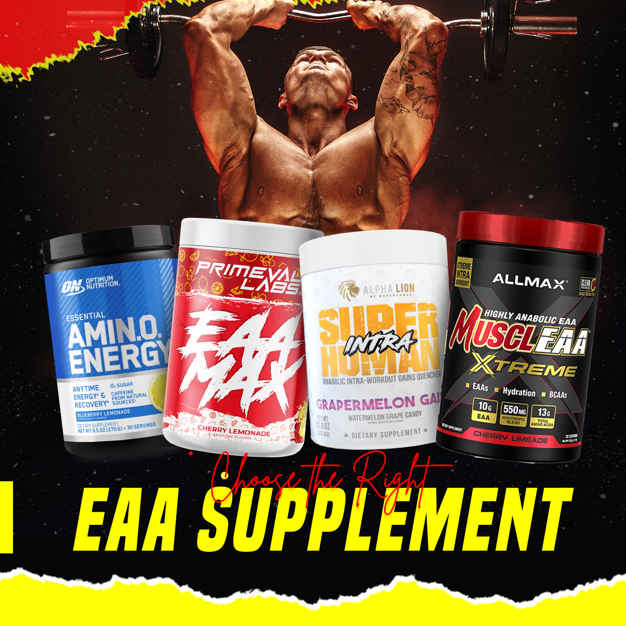 How to Choose the Right EAA Supplement - A1 Supplements