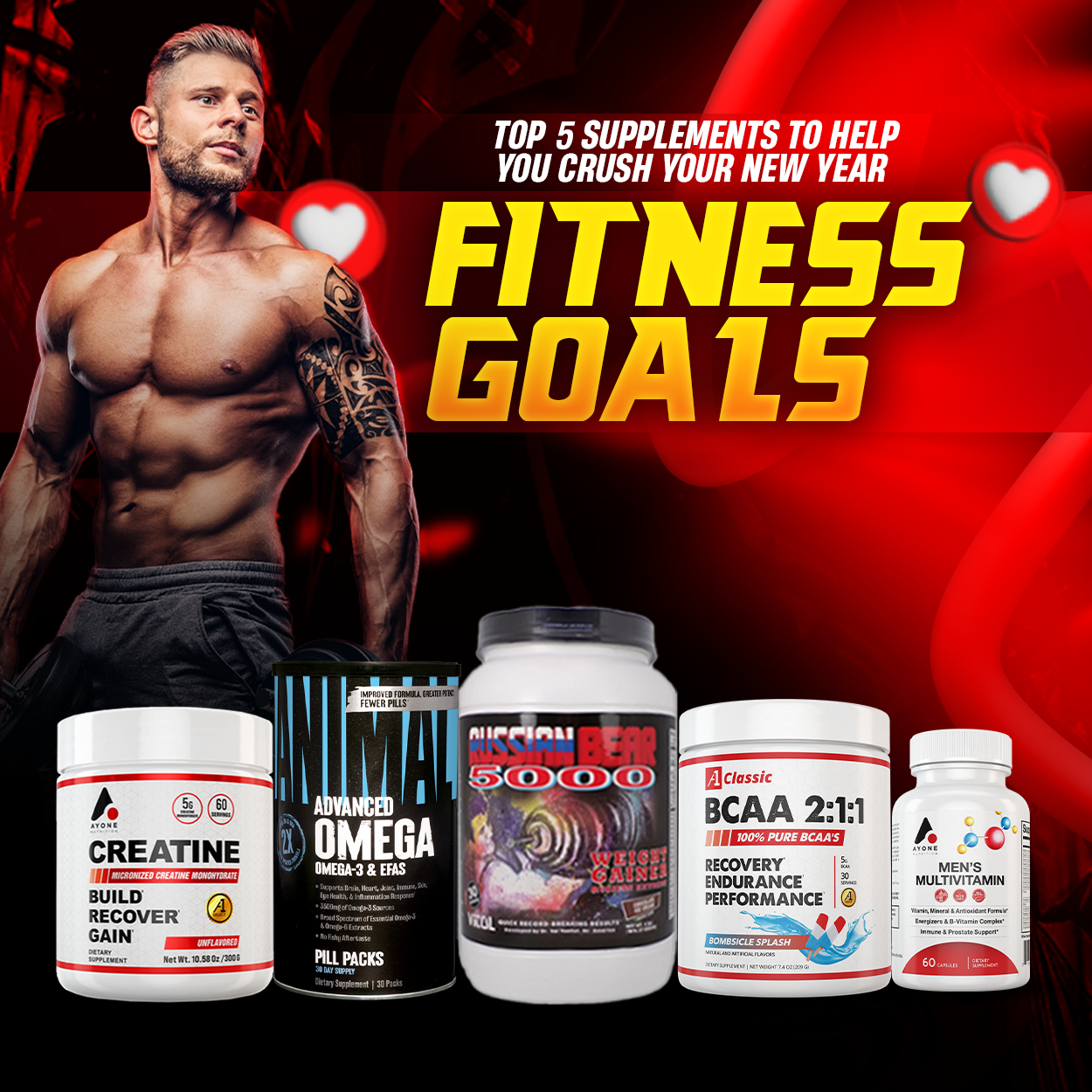Top 5 Supplements to Help You Crush Your New Year Fitness Goals - A1 ...