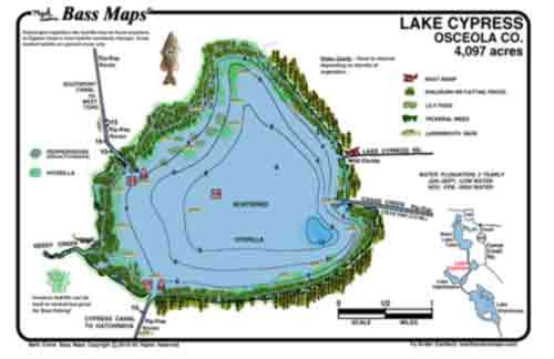 Kissimmee Chain Of Lakes Map Lake Kissimmee Nautical Chart And Water ...
