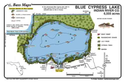 Bass Maps (Florida) - East Central Florida (4-maps) Stick Marsh ...
