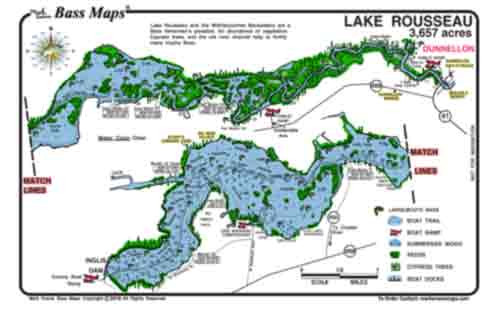 Bass Maps (Florida) - Lakes West of Leesburg ( 4 Lakes ...