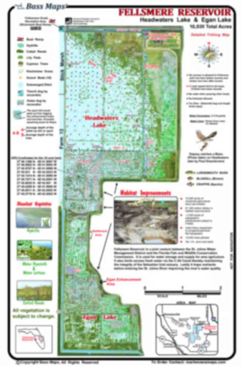 Fellsmere Reservoir (Headwaters) Large overview map