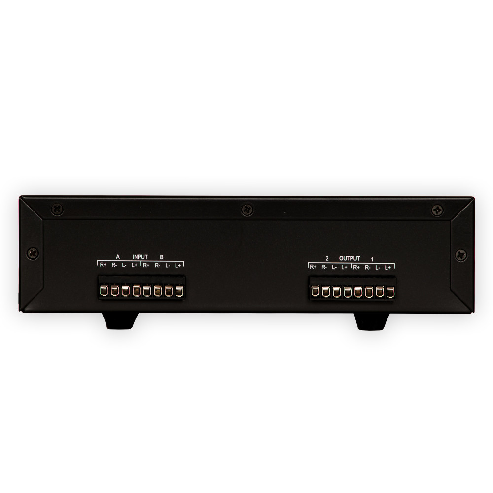 TS2DLS Dual Input 2 Zone Speaker Selector Box Volume Controls ...