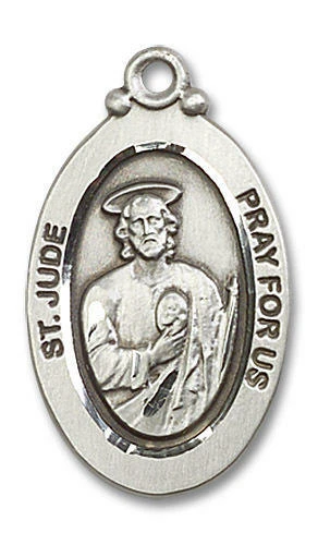 St. Jude Medals & Necklaces - Sterling Silver & Gold Pendants | Patron ...