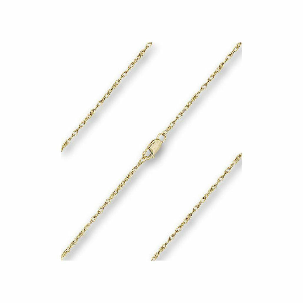 18 Inch 14KT Gold Rope Chain