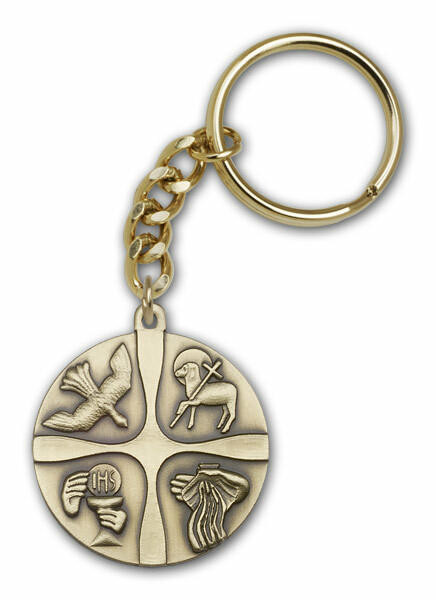 RCIA Medal Keychain - Gold Finish