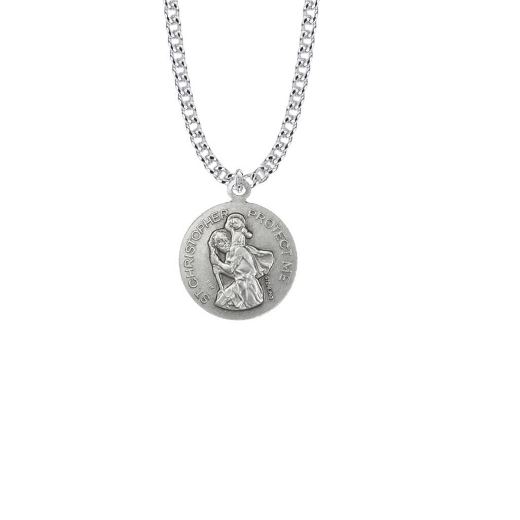 St. Christopher Medals & Necklaces - Sterling Silver & Gold Pendants ...