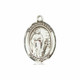 St. Susanna Medal - Sterling Silver Oval Pendant (3 Sizes)