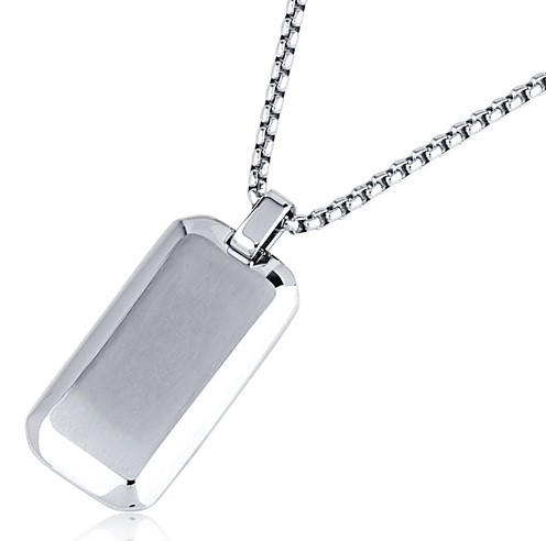 Dog Tag with Chain - www.lejendjewellery.com