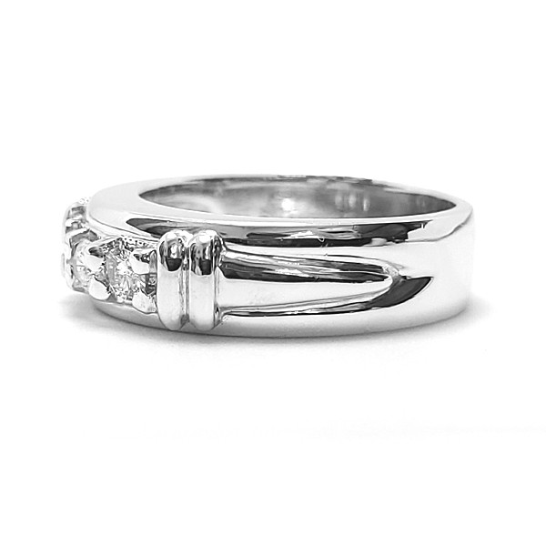 0.38ct 3-stone Band - www.lejendjewellery.com