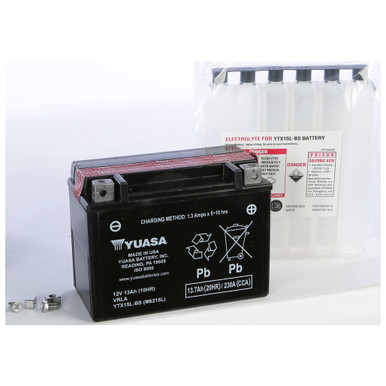 Yuasa Battery YTX15L-BS Maintenance Free