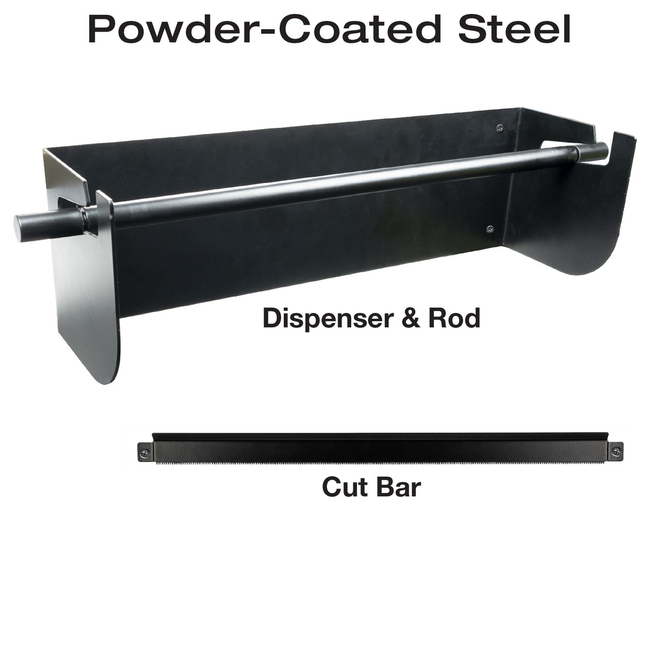 Wall Mounted Kraft Paper Dispenser & Cutter with Kraft Paper Roll ...