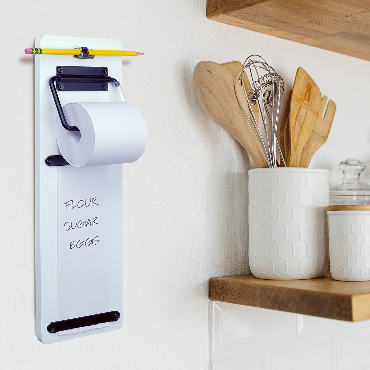 Wall Mounted Note Paper Dispenser with a 160 foot roll of paper ...