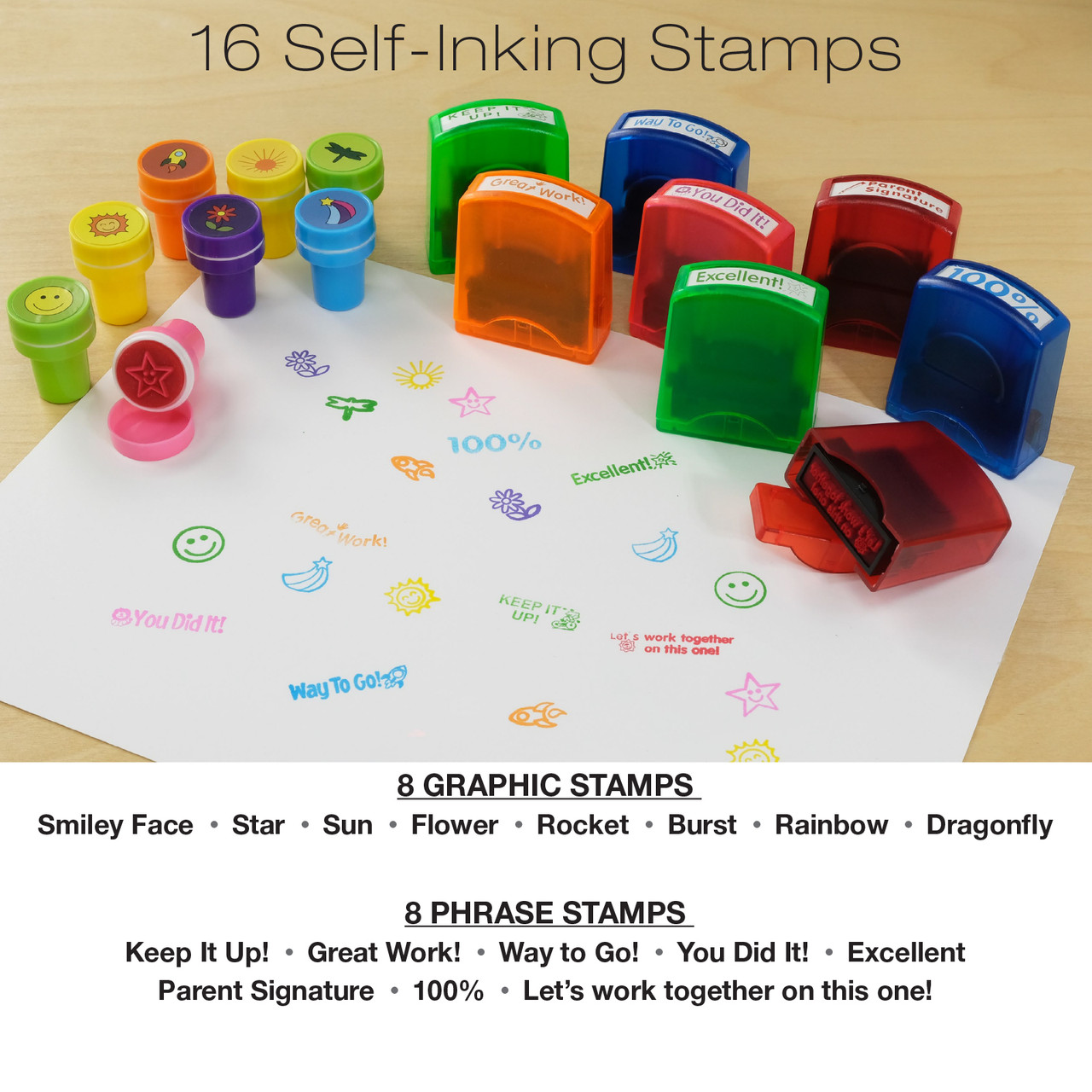 Teacher Grading Kit, Includes Stickers, Stamps, Pens, and Grading Tool ...