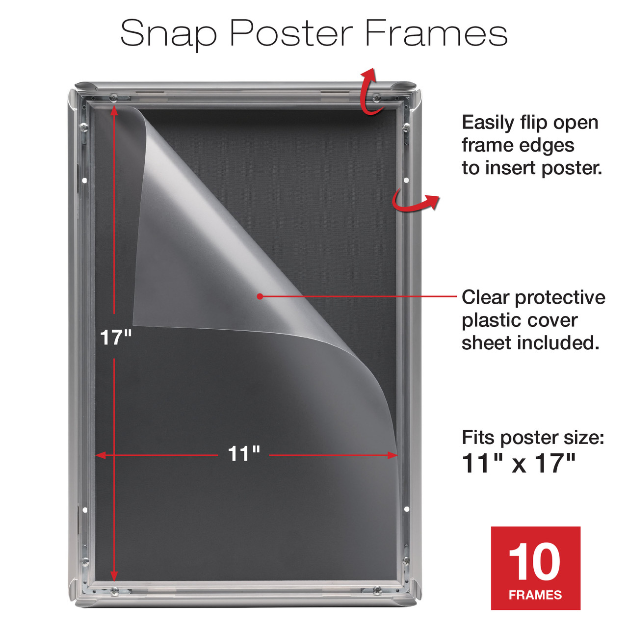 poster frame plastic cover