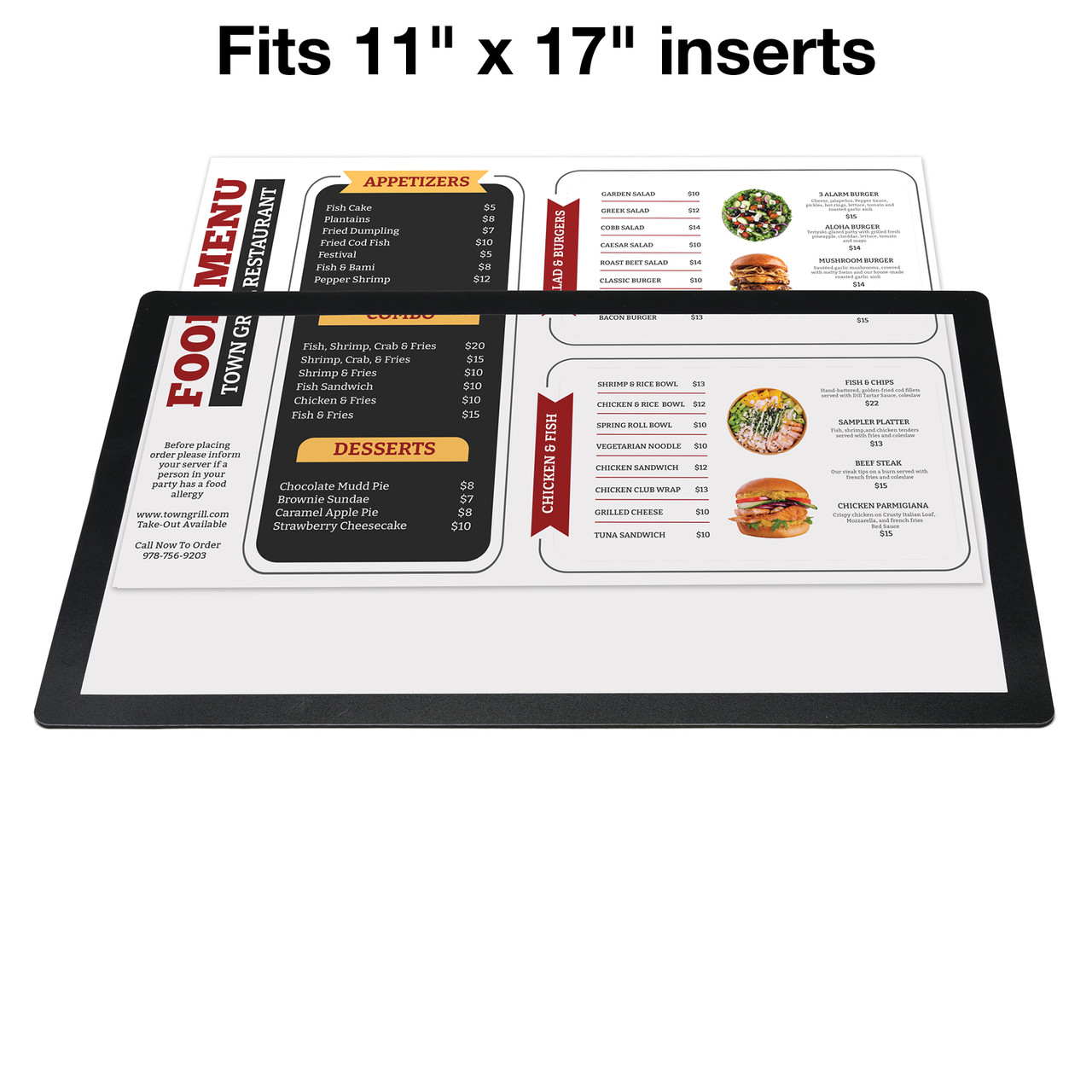 11x17 Counter Mat Sign Holder - Excello Global Brands