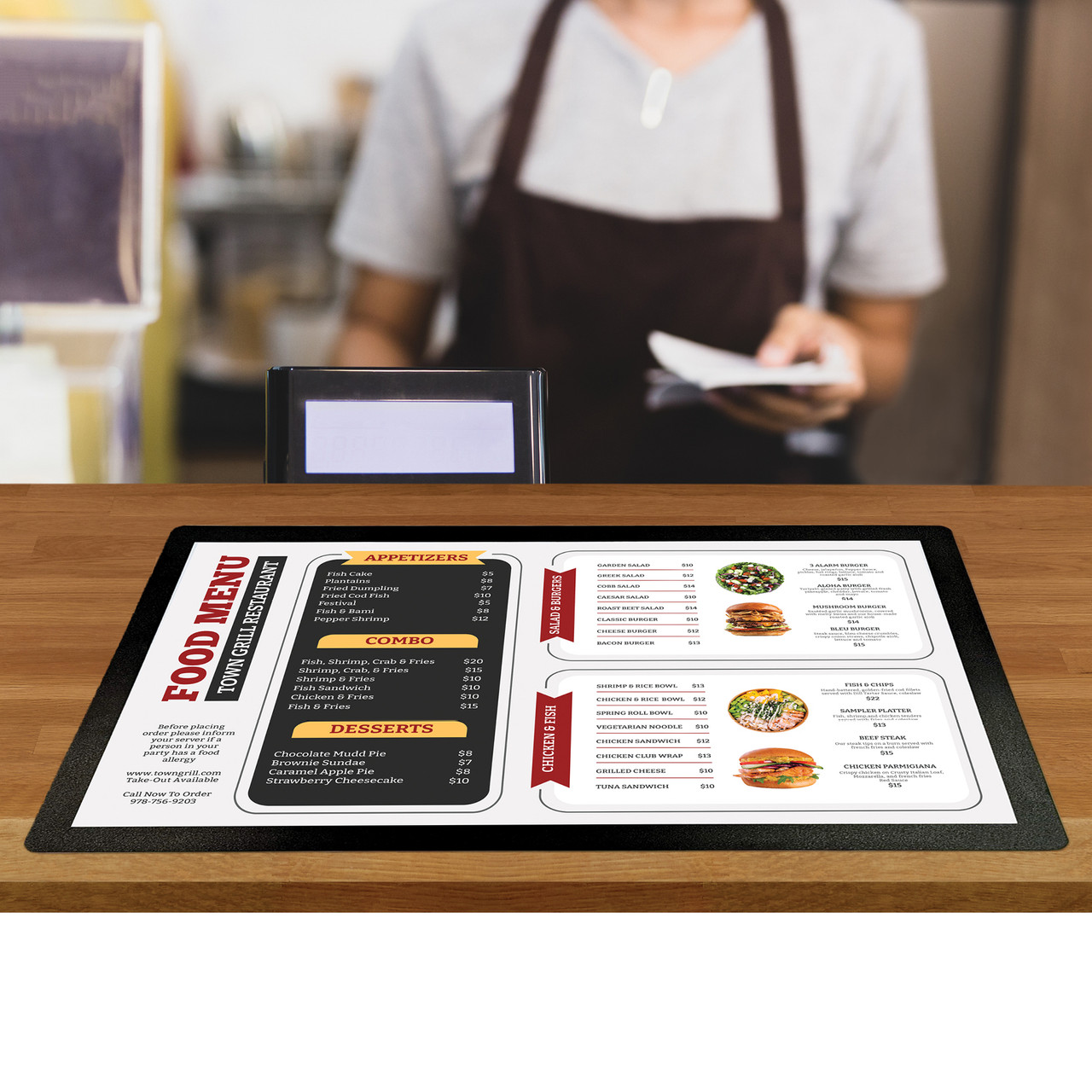 11x17 Counter Mat Sign Holder - Excello Global Brands