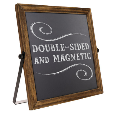Rustic Sign Wooden Frame with Adjustable Stand Reversible 11x11 ...