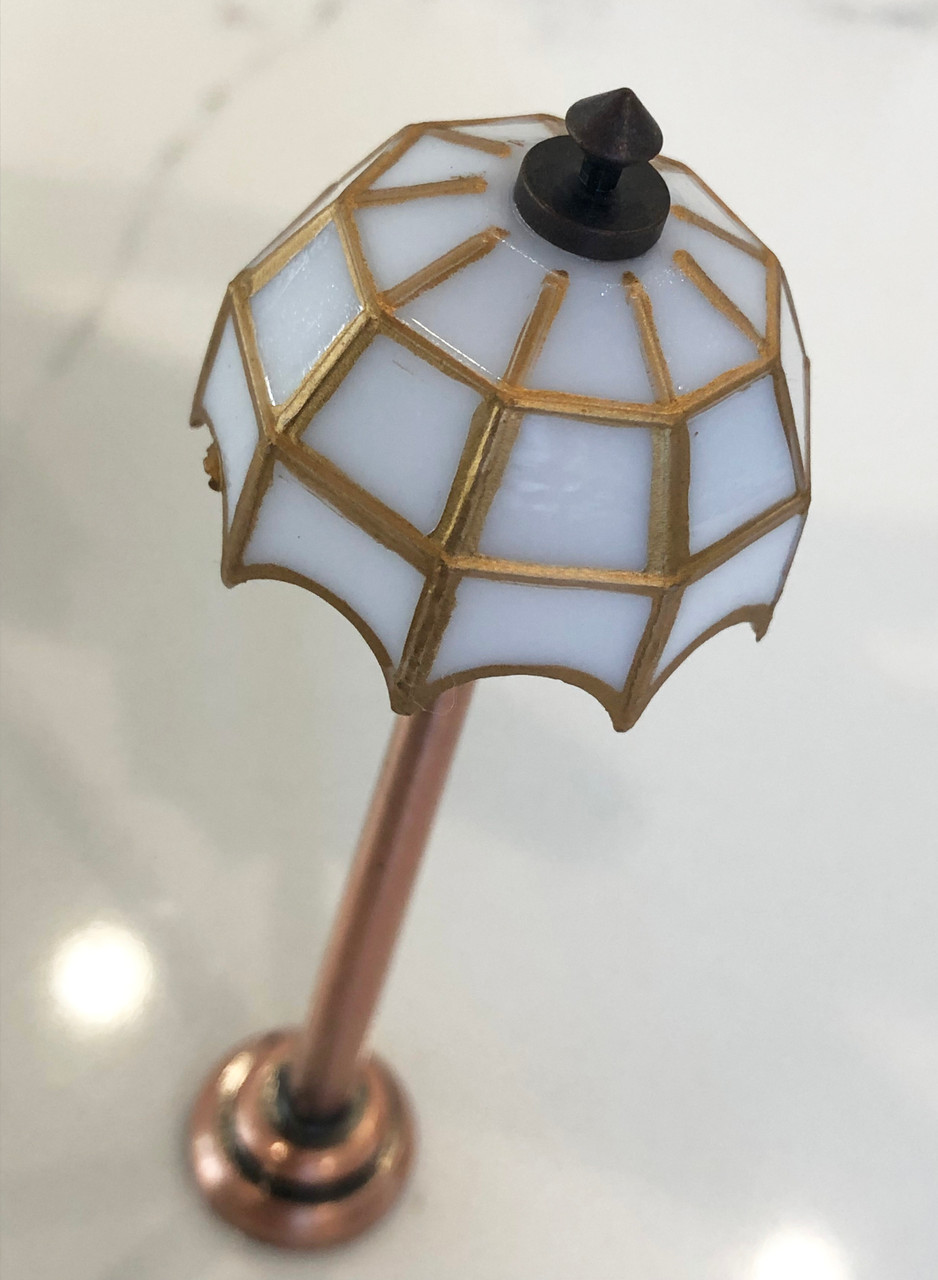 Miniature Toys 1:12 scale dollhouse miniature LED light floor reading ...