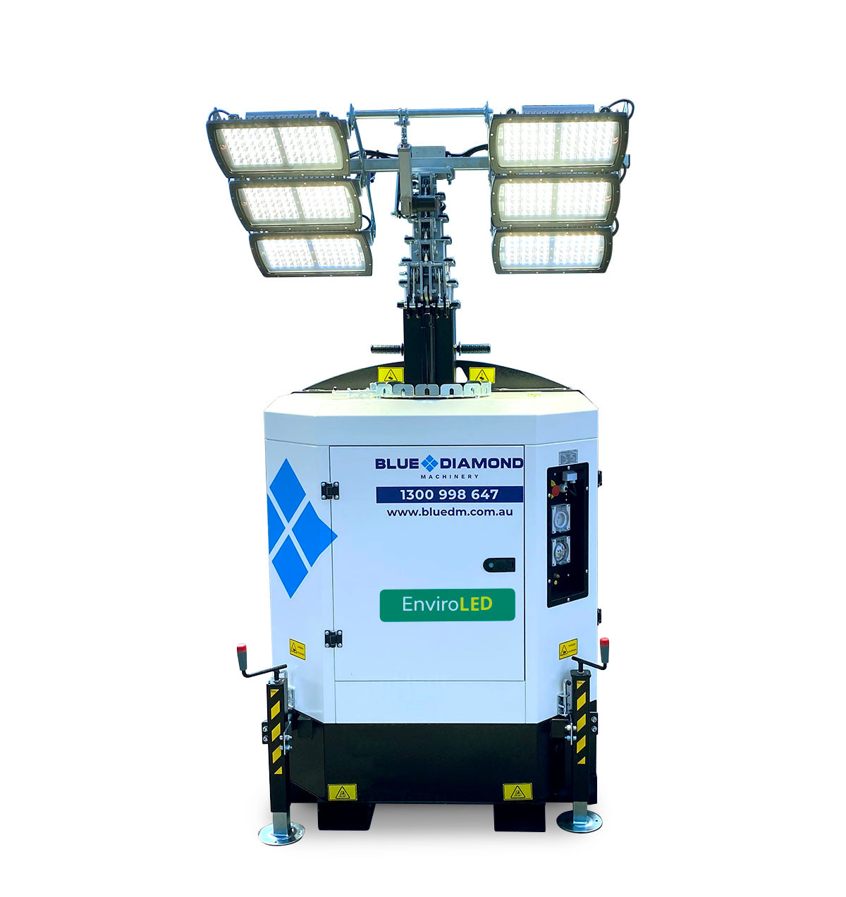 EnviroLED Mine Spec Cube LED Light Tower | Bluedm