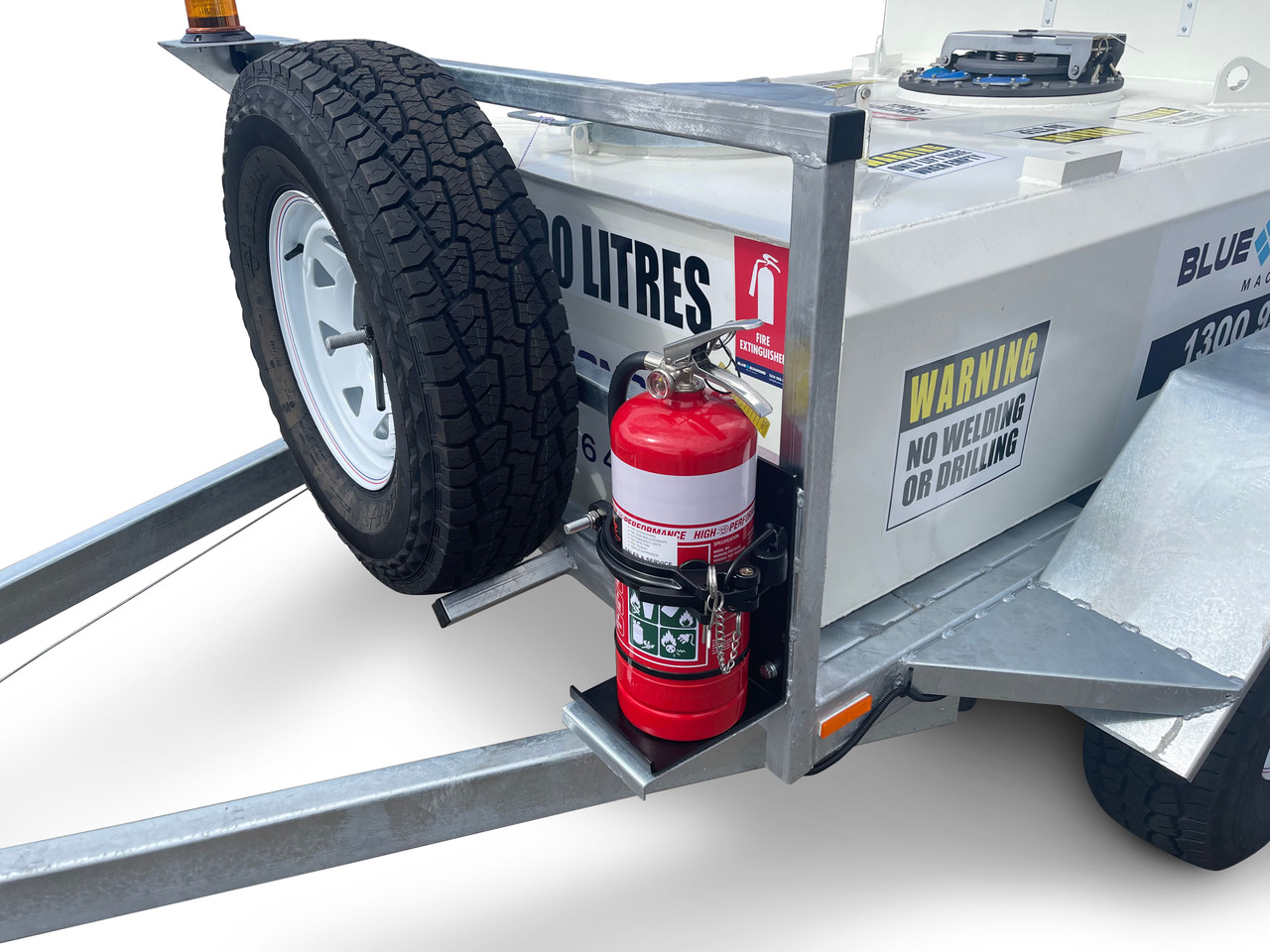 1000L Diesel Fuel Tank - Portable Self Bunded Trailer | Bluedm