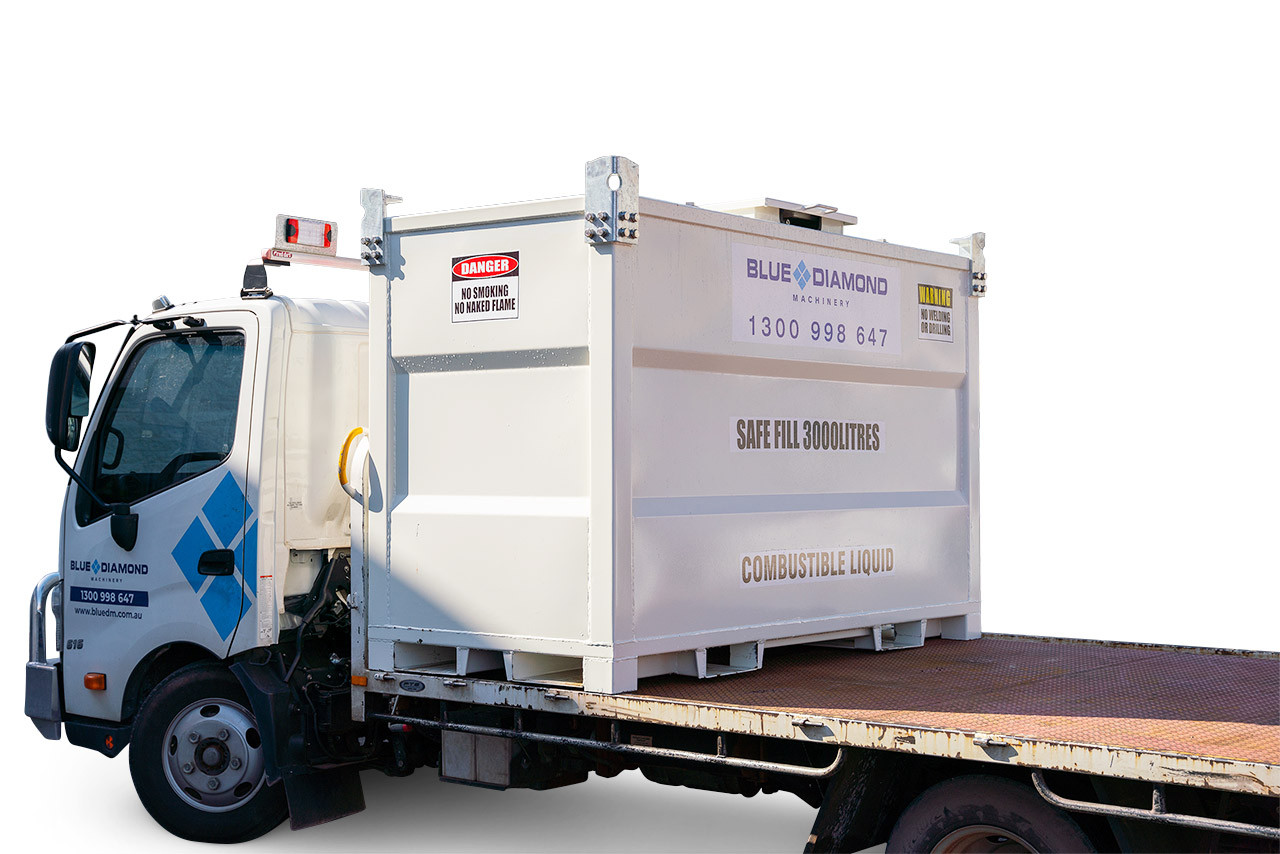 3000L Diesel Fuel Tank - Self Bunded Baffled | Bluedm