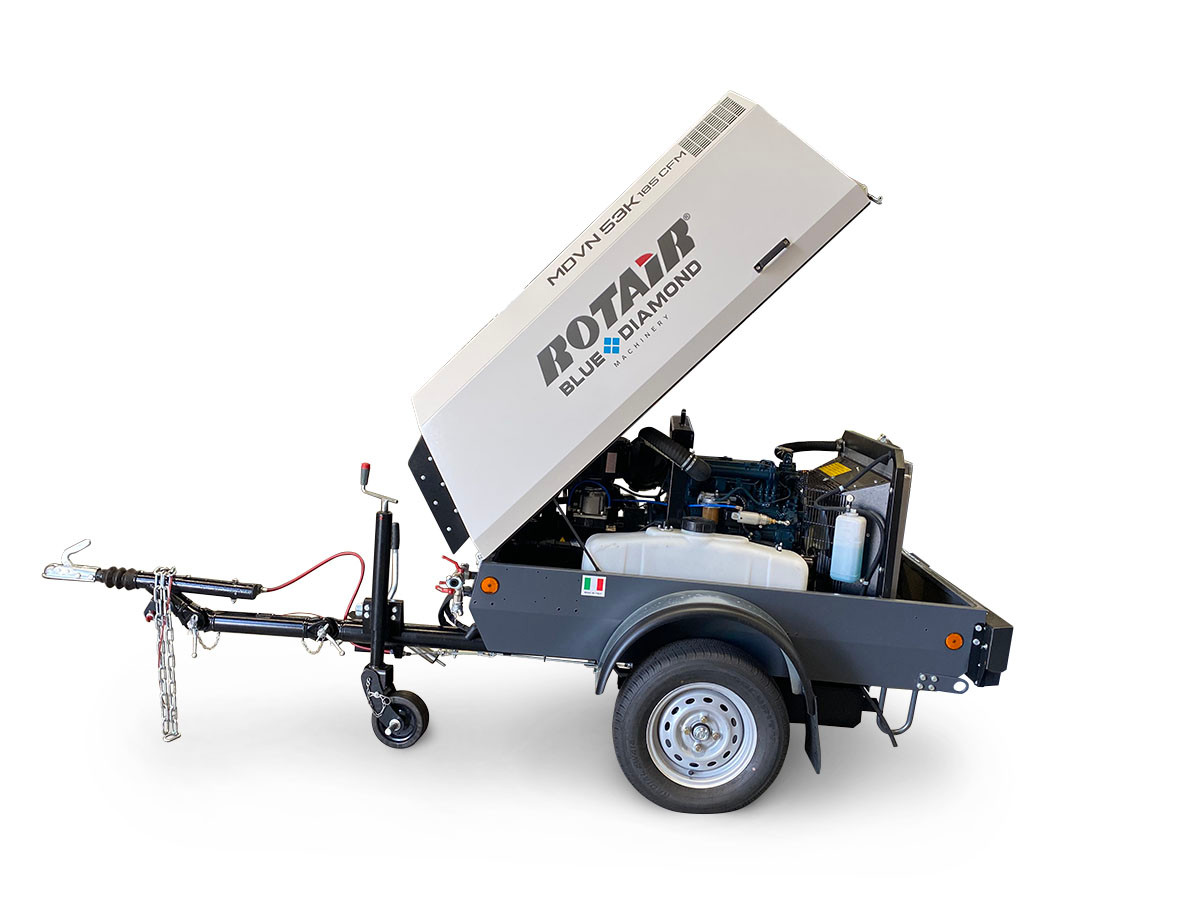Rotair MDVN 53K Portable Air Compressor | Bluedm