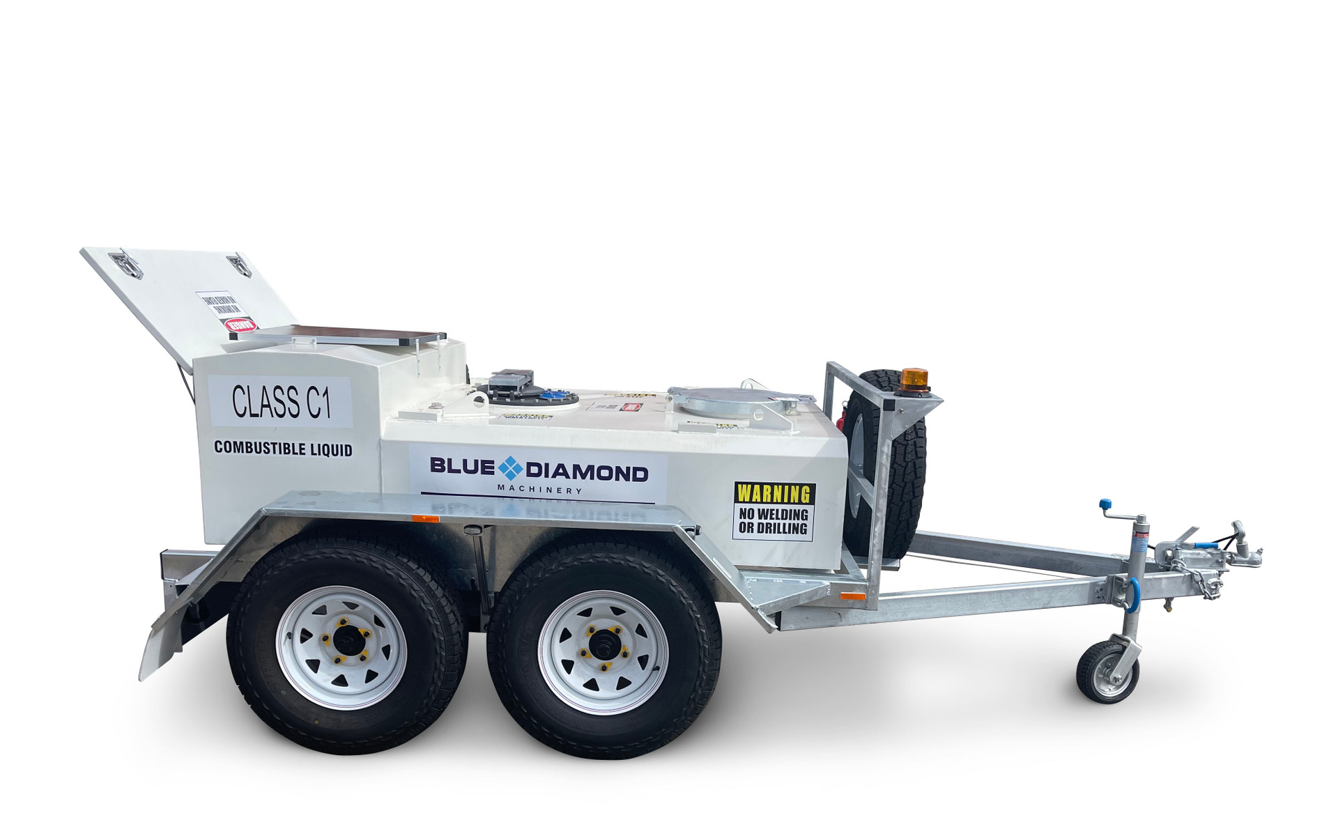 1000L Diesel Fuel Tank - Portable Self Bunded Trailer | Bluedm