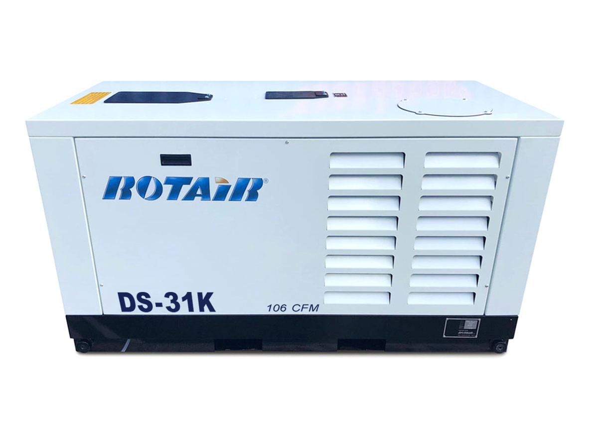 106 CFM Portable Silent Box Air Compressor | Bluedm