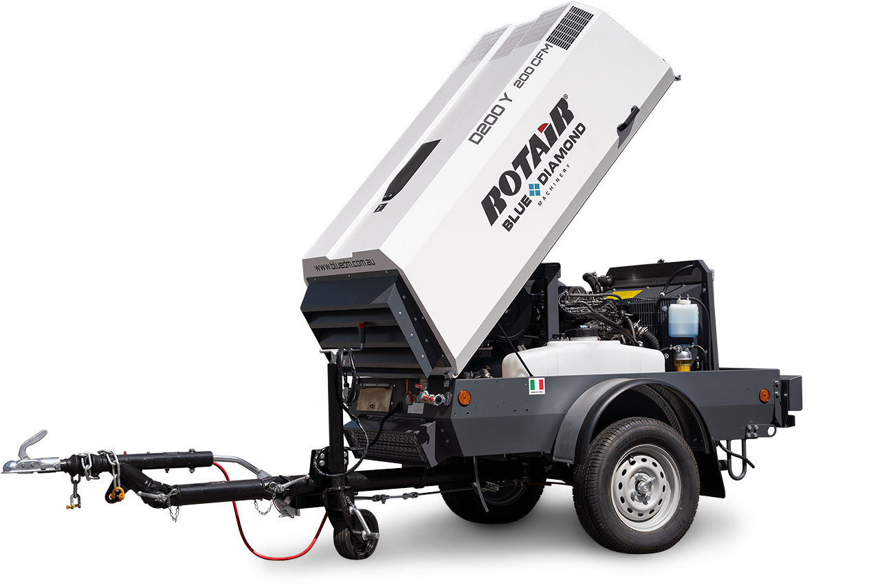Rotair Air Compressors - 64 to 800+ CFM | Bluedm