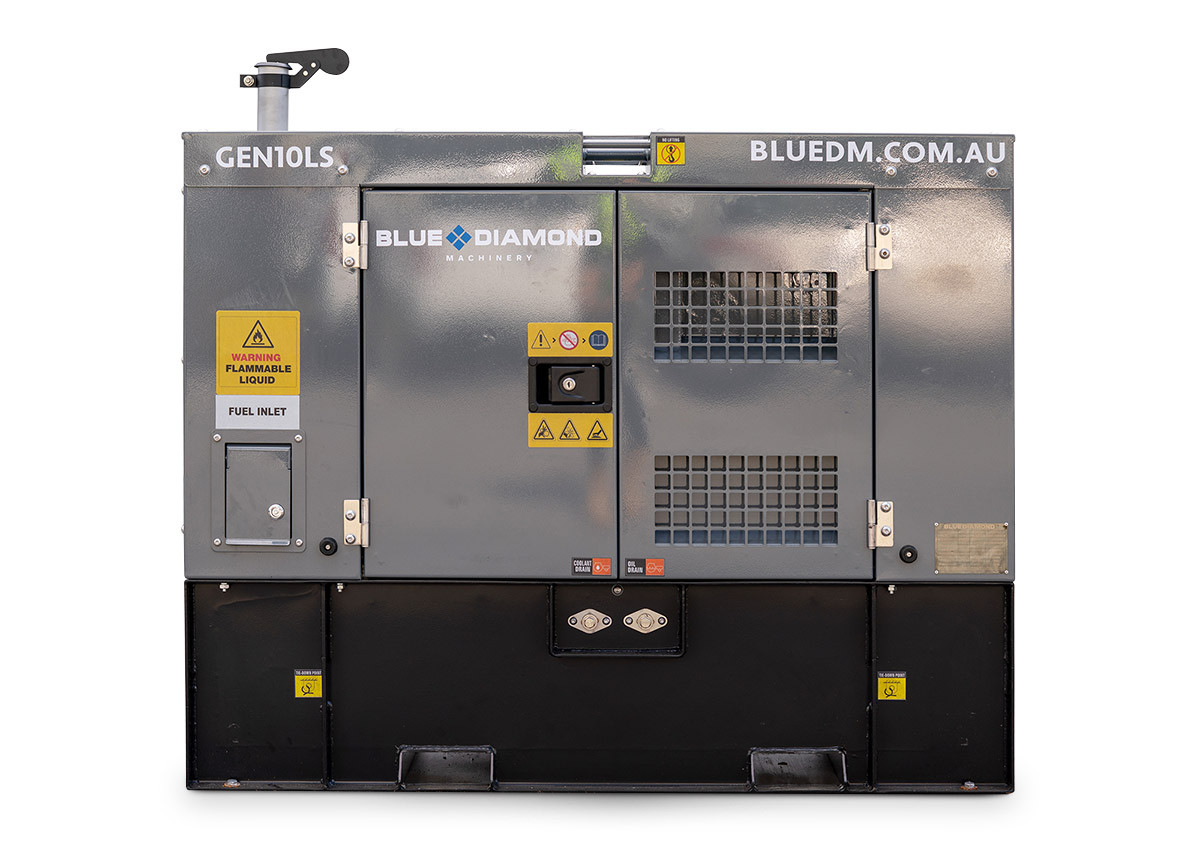 10kVA Diesel Generator - Single Phase (240V) | Bluedm