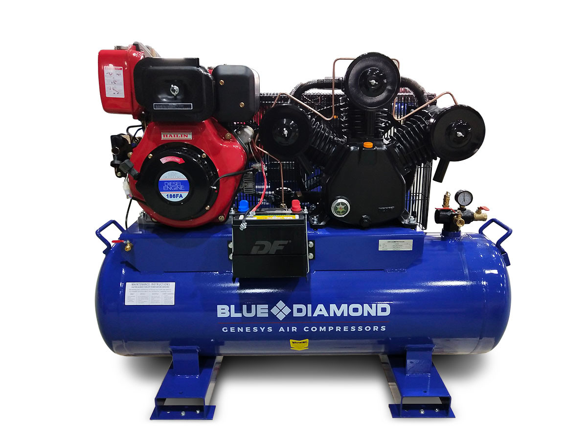 Piston Air Compressors - Electric, Diesel & Petrol | Bluedm