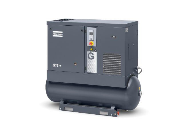 Atlas Copco G22FF Screw Compressor | 30 HP 109.5 CFM | Bluedm