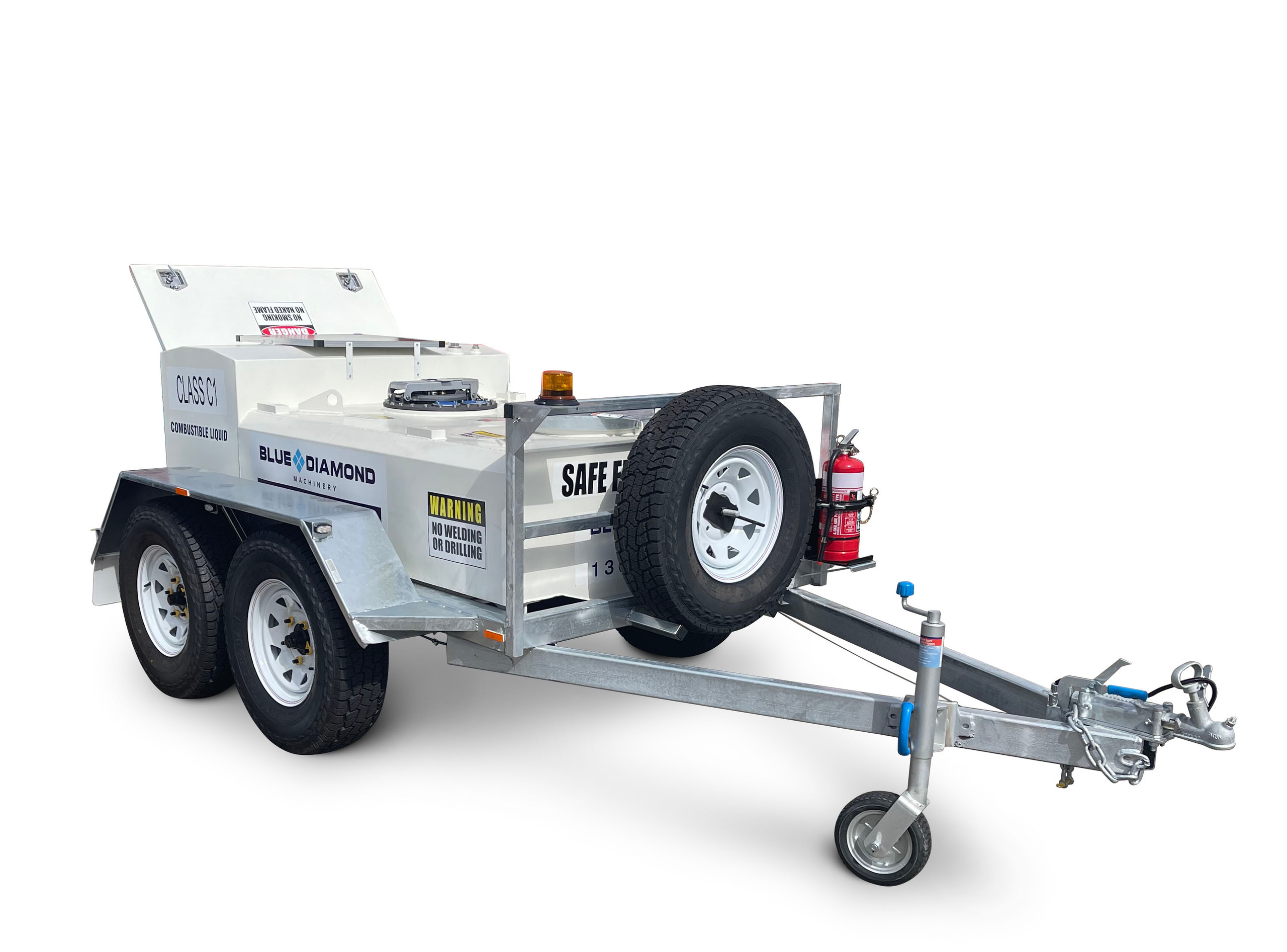 1000L Diesel Fuel Tank - Portable Self Bunded Trailer | Bluedm
