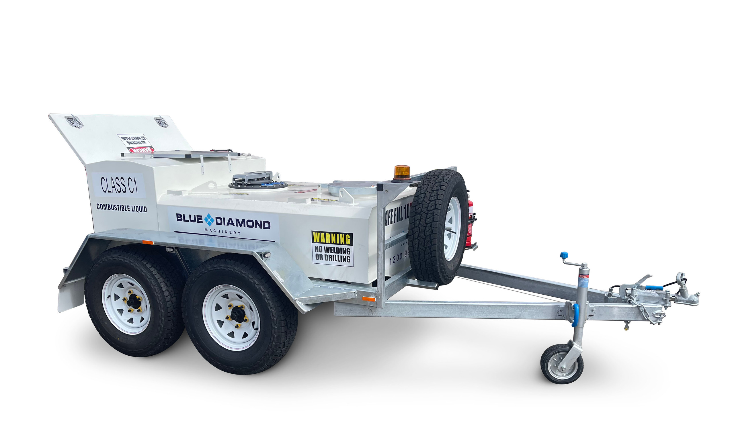 1000L Diesel Fuel Tank - Portable Self Bunded Trailer | Bluedm
