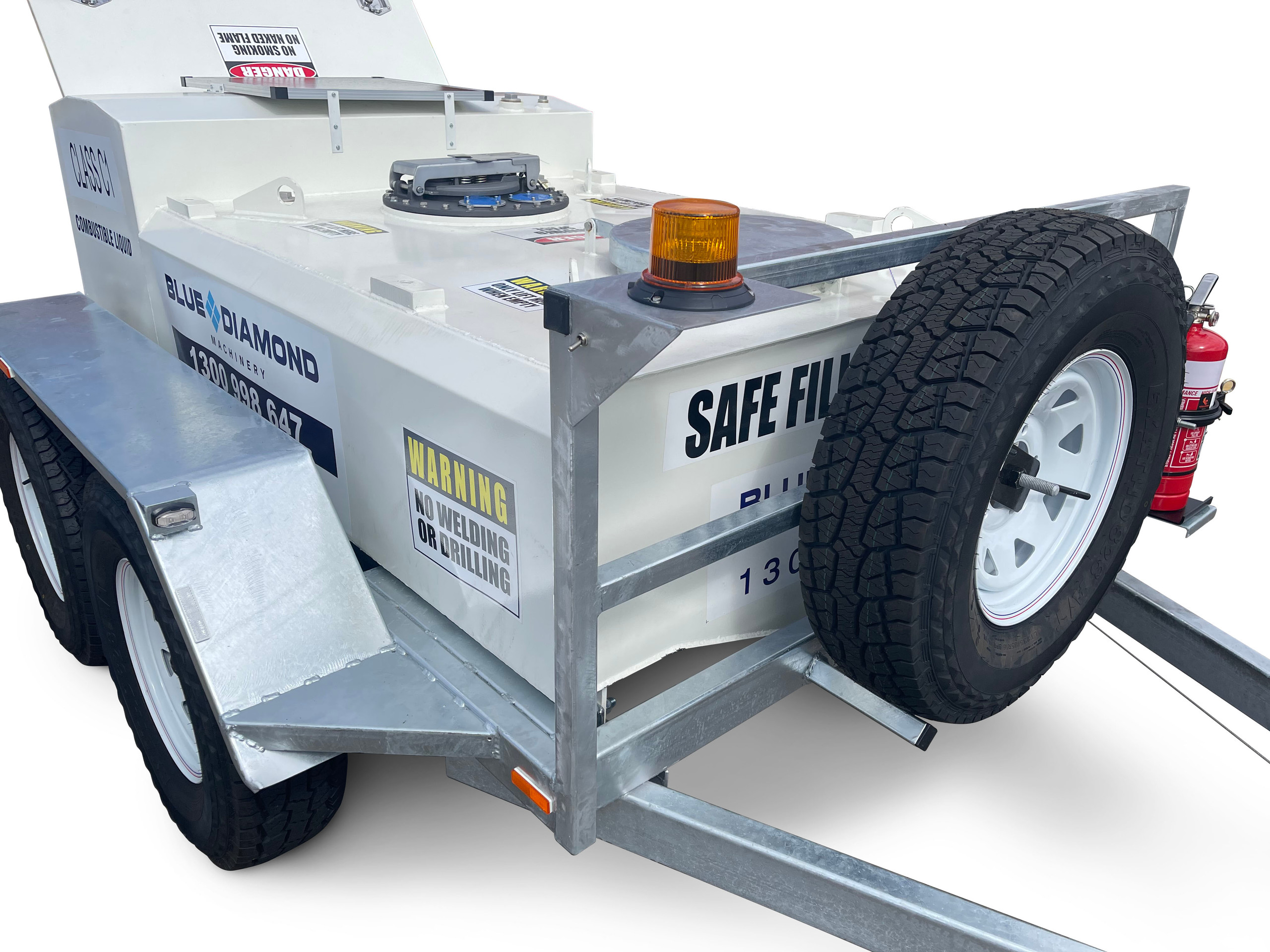 1000L Diesel Fuel Tank - Portable Self Bunded Trailer | Bluedm