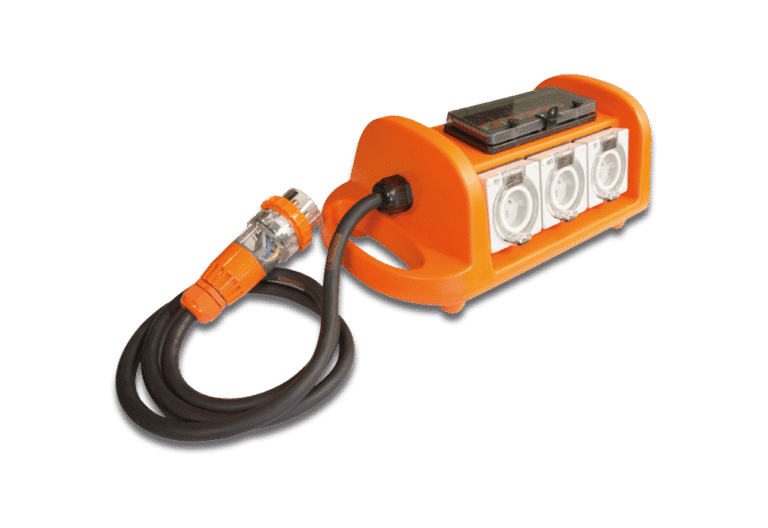 Mini Portable Power Distribution Board 240V - 6 x 15 Amp Outlets | Blue ...