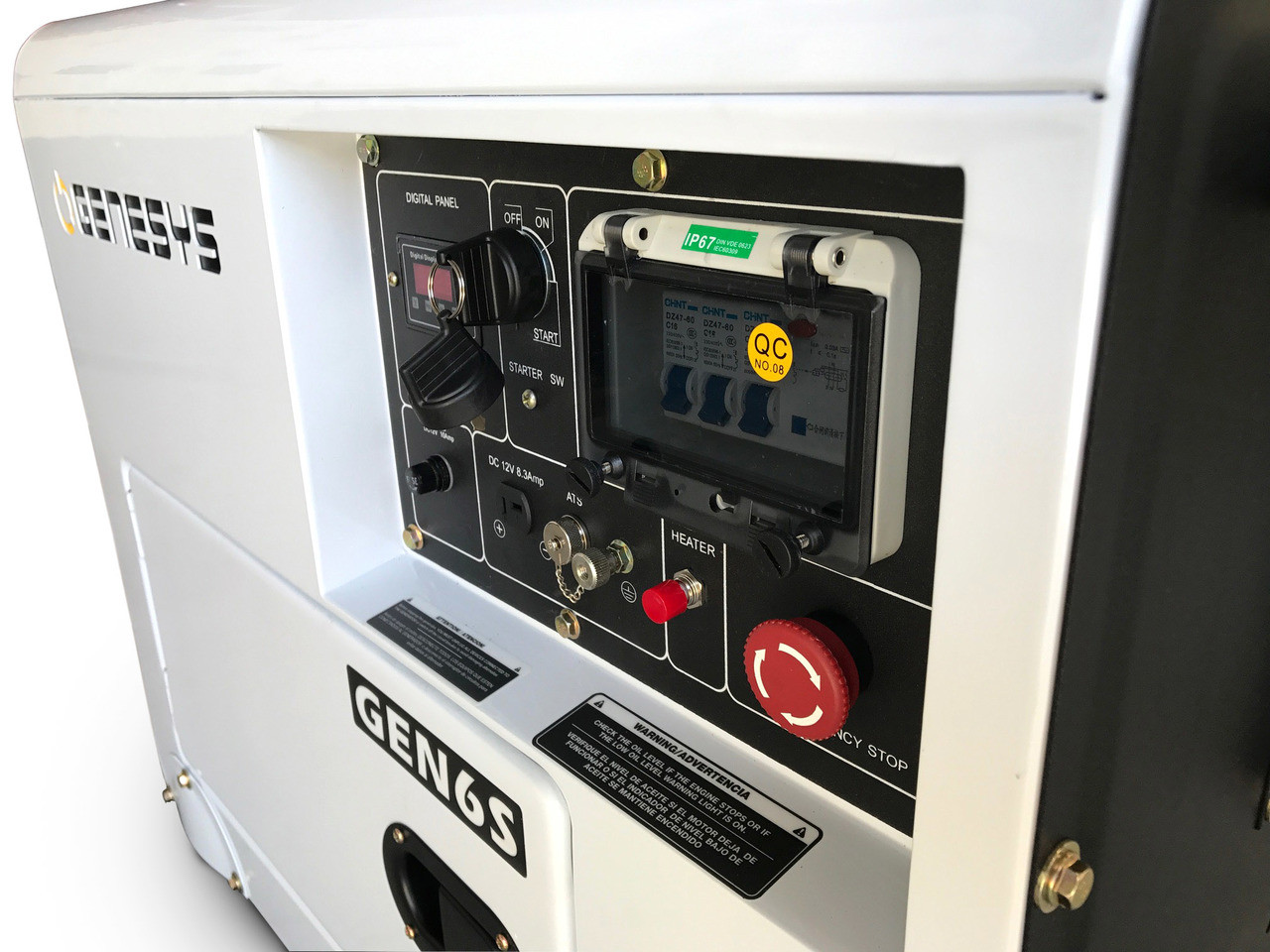 6kVA Diesel Generator - Portable Trade or Backup Generator | Blue Diamond