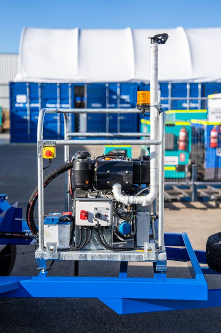 Hydrostatic Pressure Test Trailer | Bluedm