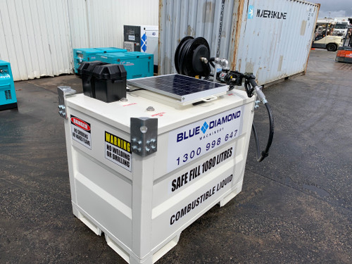 1200L Diesel Fuel Tank with Solar | Bluedm
