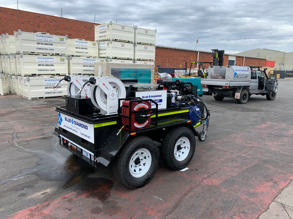 Custom Built Service Trailer for Sale | Blue Diamond