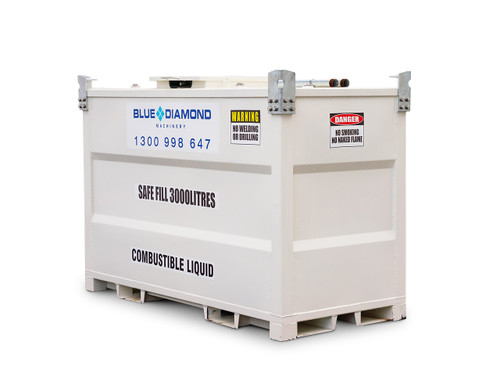 3000L Diesel Fuel Tank - Self Bunded Baffled | Bluedm