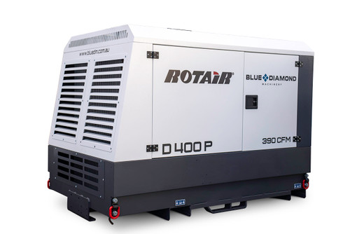 Rotair D400P Portable Diesel Air Compressor | BlueDM