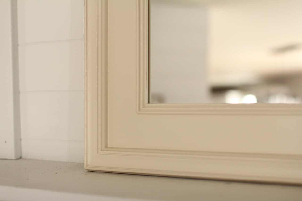 Wood Mirrors | Ivory Poplar Wood Mirror | Custom Sizing