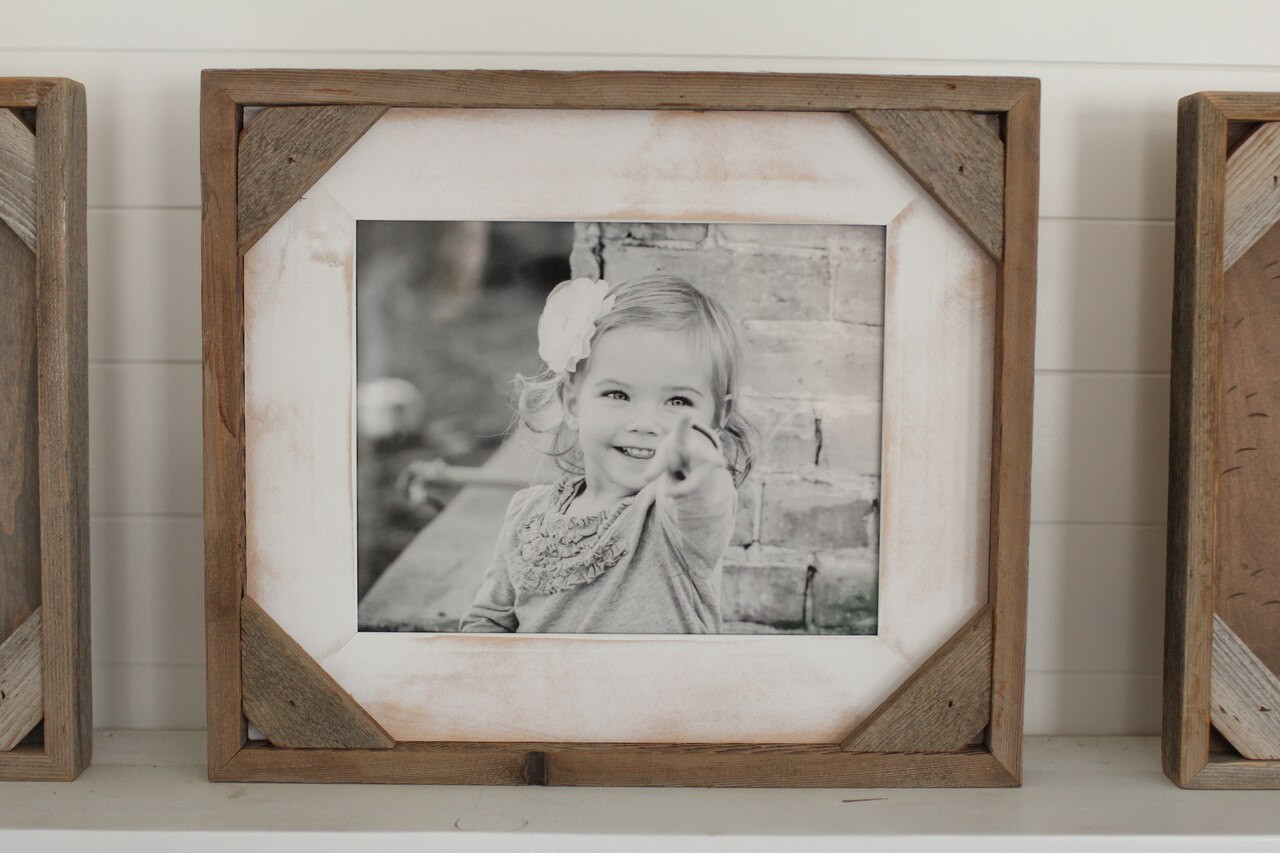 Cornerblock Frame - Frontier Series - MyBarnwoodFrames.com